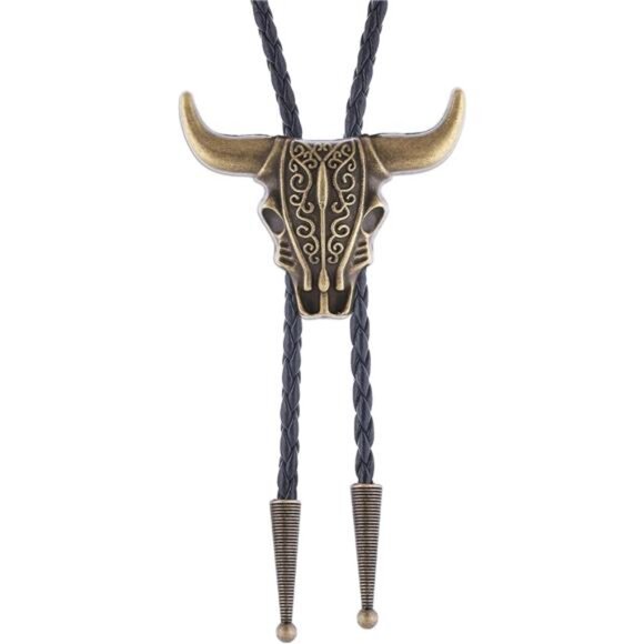 Accessories | Native American Cowboy Leather Necktie 1 | Poshmark